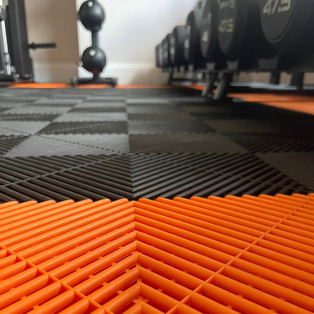 Piso de Garage Encastrable Modular • 40x40x1.8cm