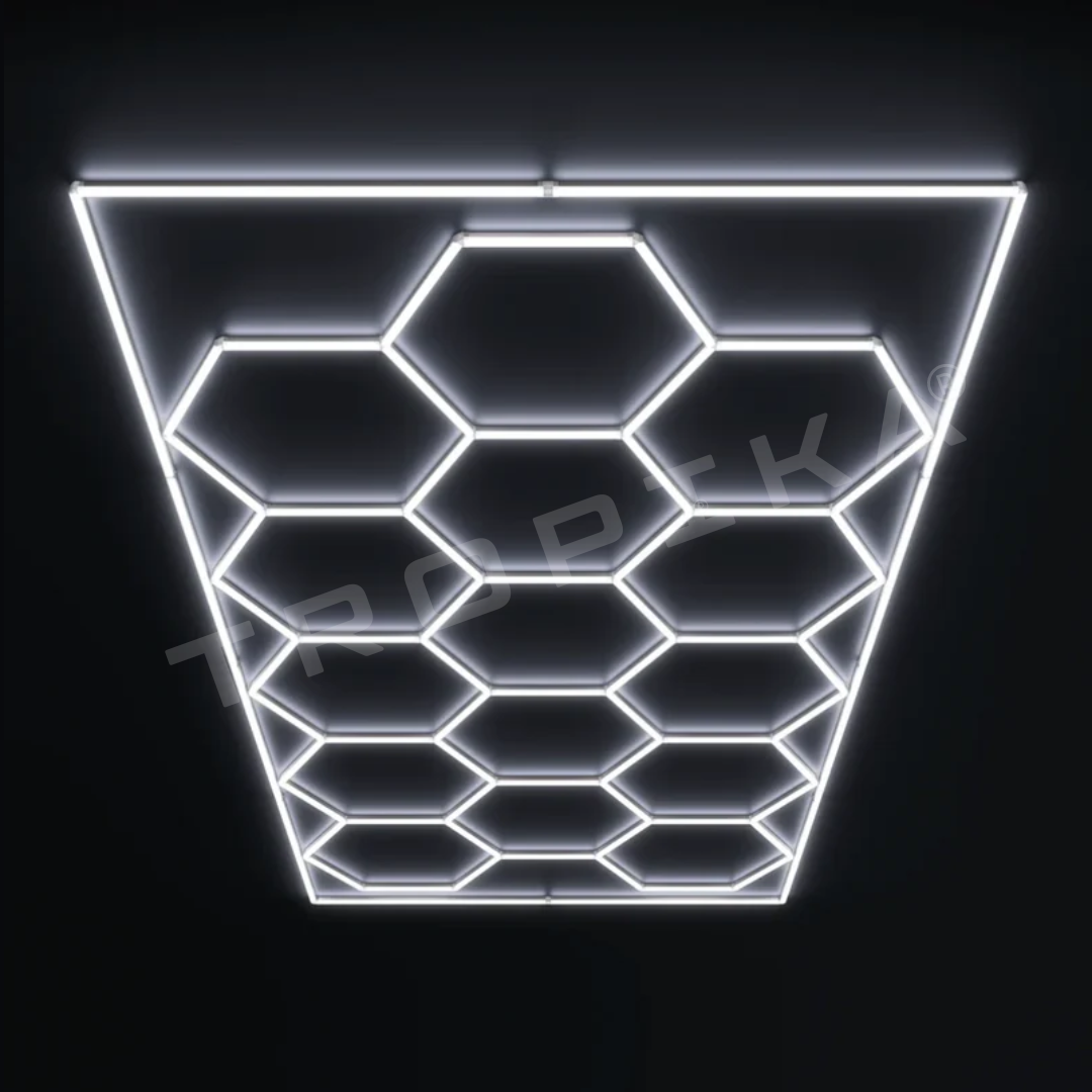 Luz Led Spectra • Rack Hexagonal • 4.78x2.41 mts • 600 Watts • 15 Hexá