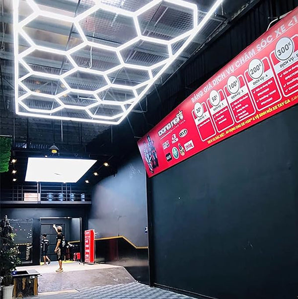 Luz Led Spectra • Rack Hexagonal • 4.78x2.41 mts • 600 Watts • 15 Hexá